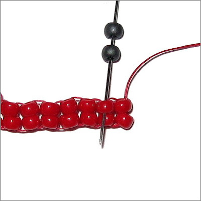 Operation Tackle That Bead Stash!: Basic Stitch Tutorial - Herringbone Stitch