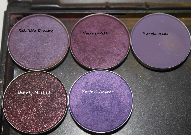The Dark Side of Beauty: MAC Collection: Colorful Pan Eyeshadows