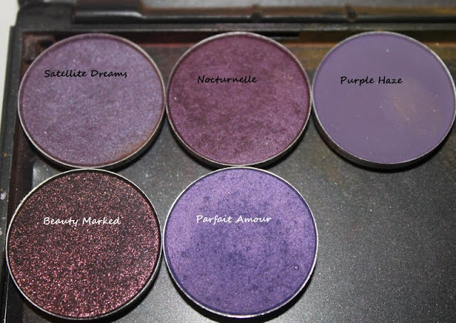 The Dark Side of Beauty: MAC Collection: Colorful Pan Eyeshadows
