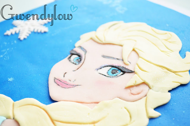 Tarta de "Frozen" - Elsa - Rellena de Nata y oreo, ganaché y bizcocho ...