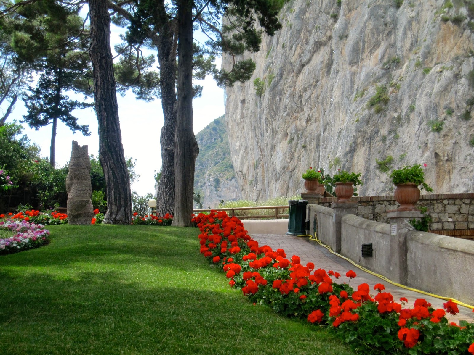 Destination: Fiction: Gardens of Augustus, Capri