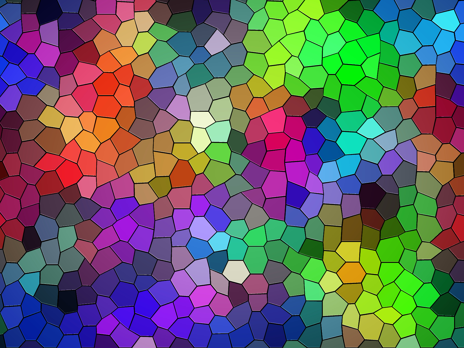 Lapiz y Bits: Efecto mosaico de colores