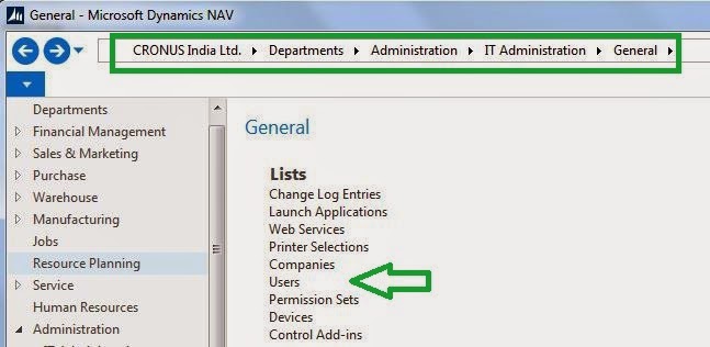 NAV Classic & RTC - How to Add Users in Database.