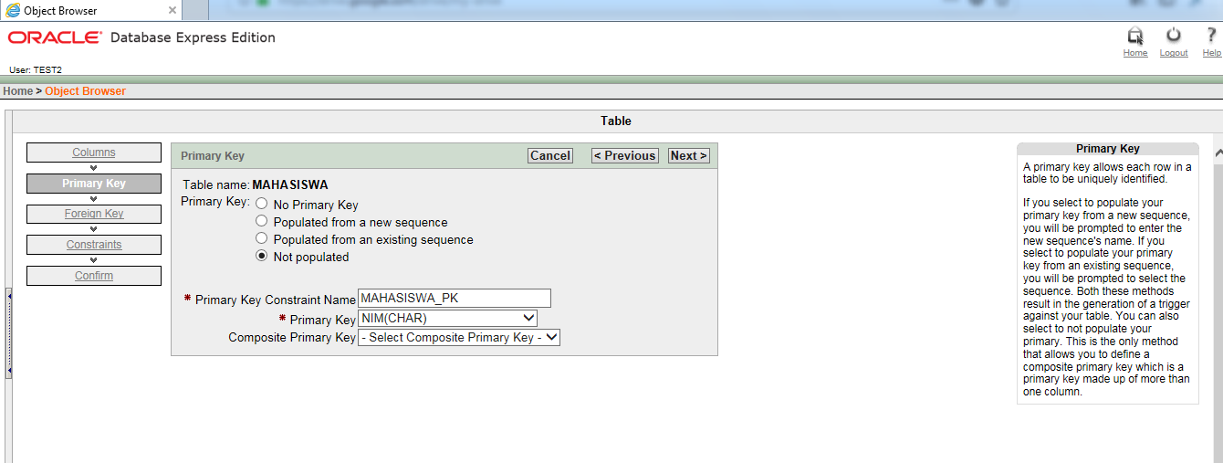 Tutorial Membuat dan Menghapus Tabel di Oracle XE untuk Pemula ...