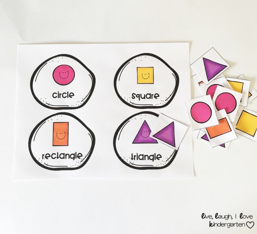 You could also put this in a center and have students sort the shapes ...