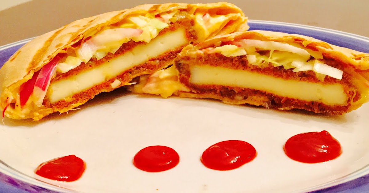 shiba's cuisines: Whole Wheat McDonalds Paneer Wrap