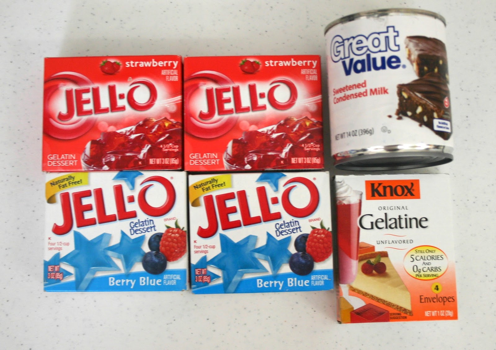 Handprints on the Walls: Jello Pie + Fourth of July