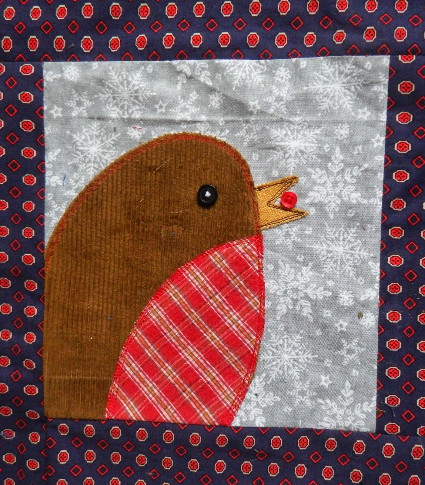 Wonky Patchwork: Robin Quilt Progress
