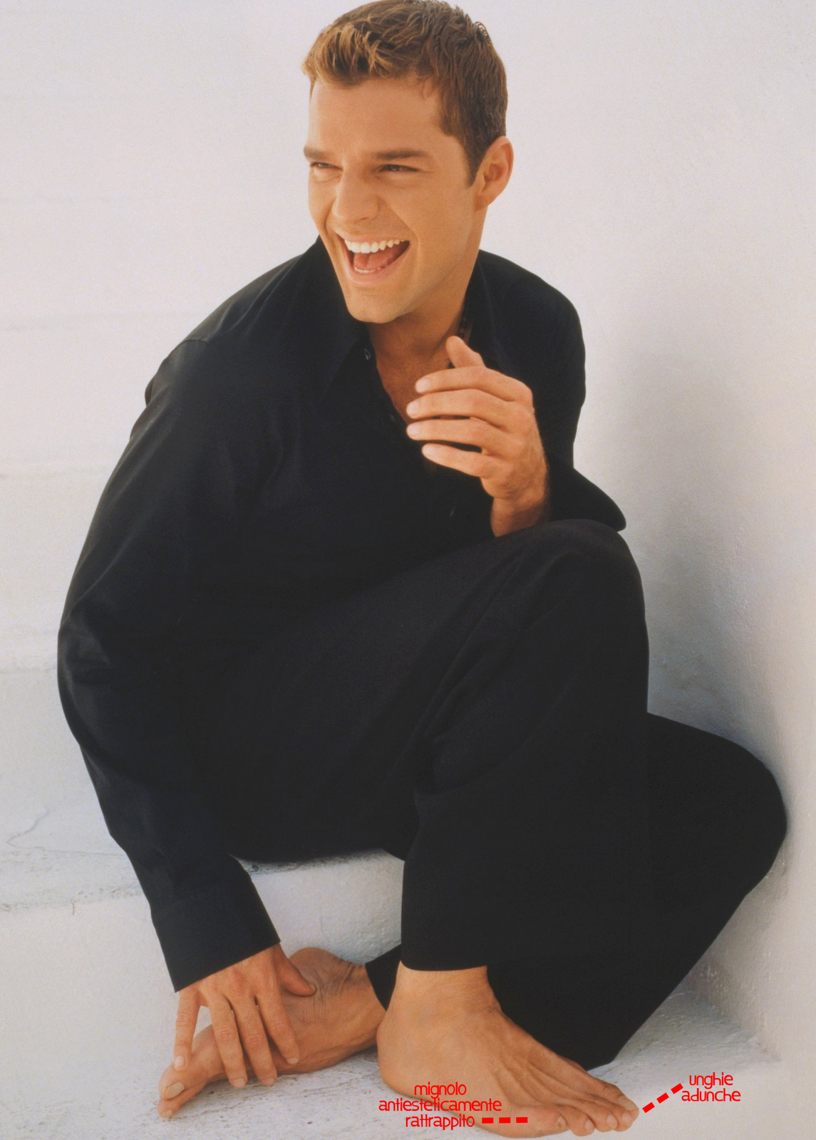 Homem, Fama, Pé & Chulé: Ricky Martin