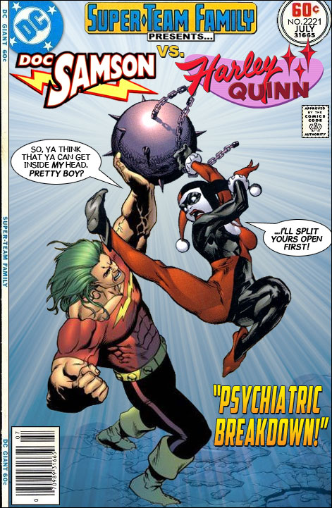 Super-Team Family: The Lost Issues!: Doc Samson Vs. Harley Quinn in ...