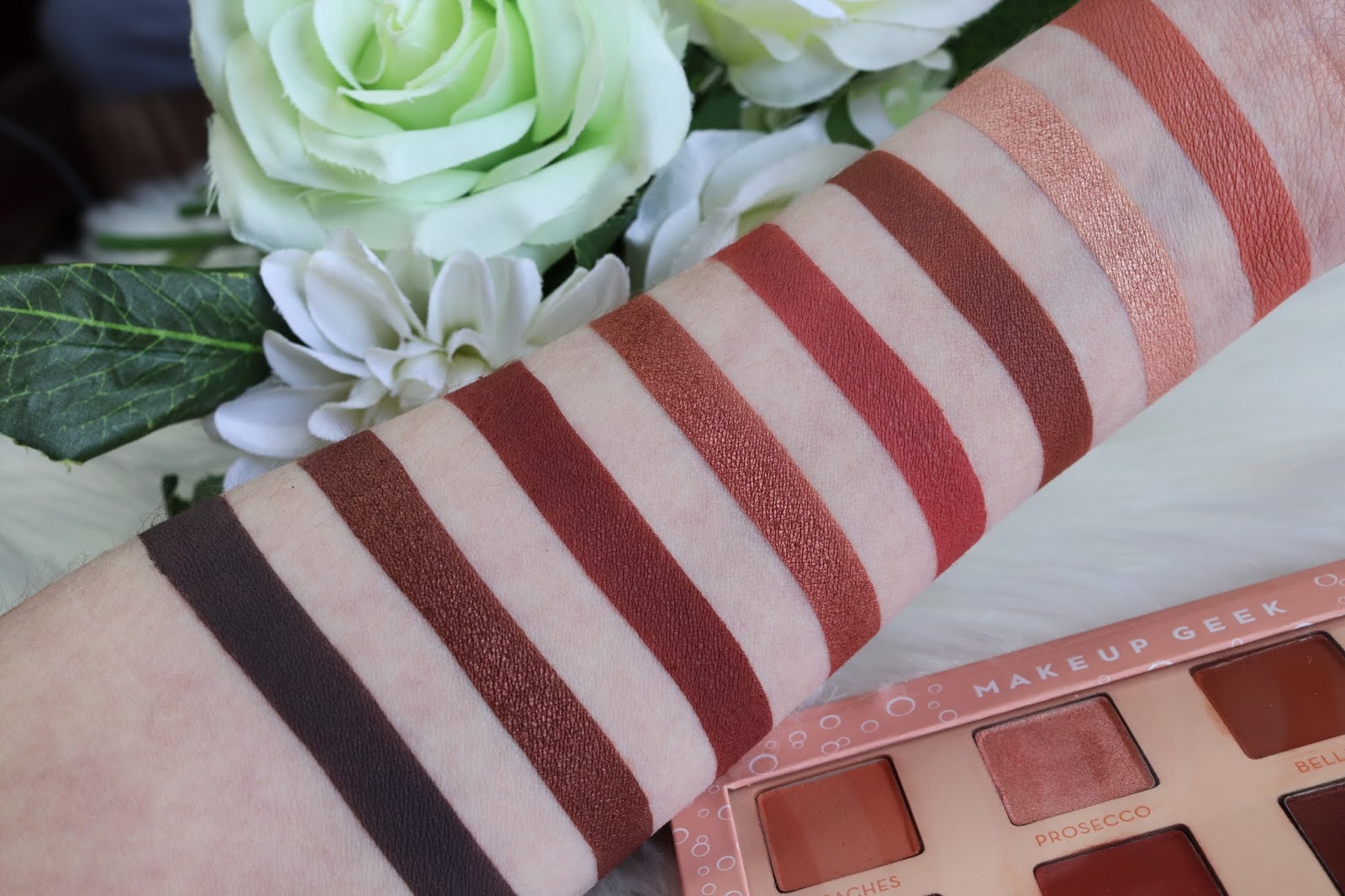 Peach Bellini palette review | Makeup Geek Cosmetics - Beauty With En