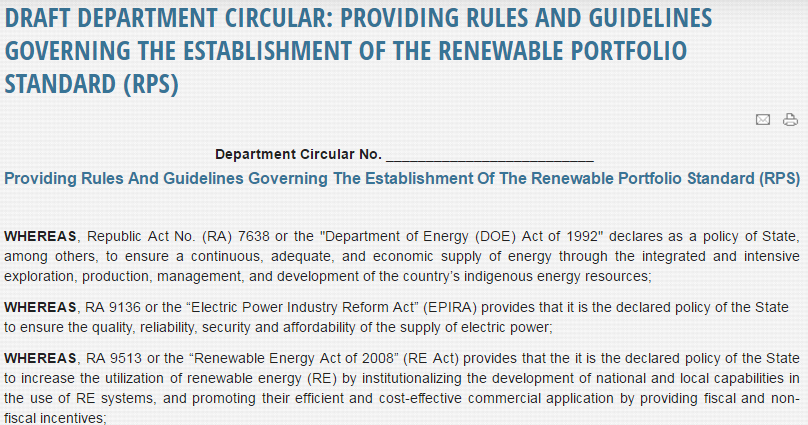 Government and Taxes: Energy 73, Comments to DOE draft Department ...