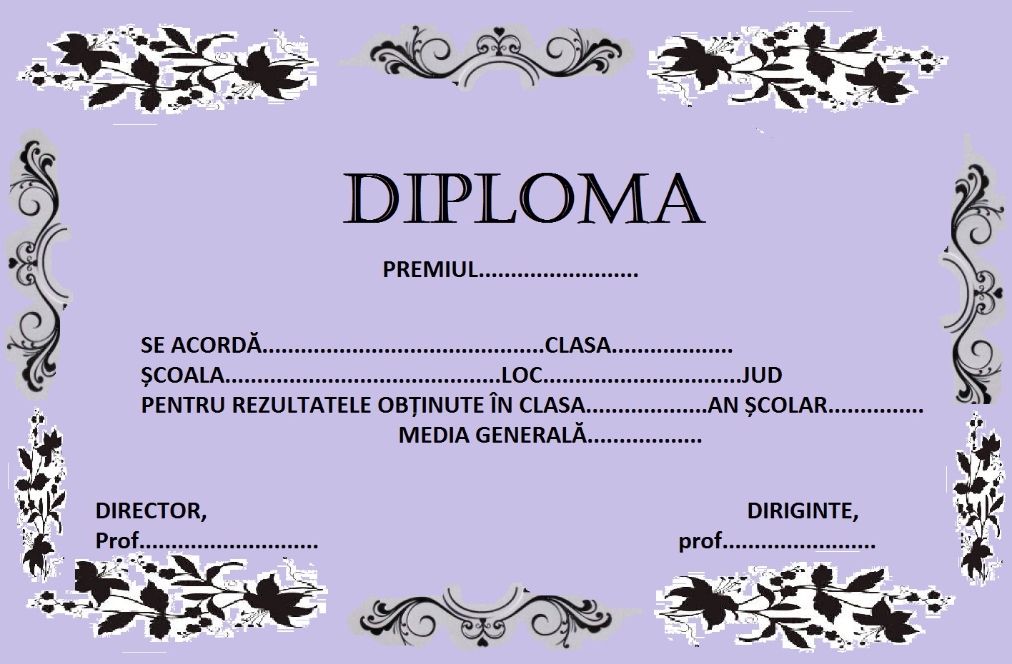 Lumea lui Scolarel...: Diplome pentru premii