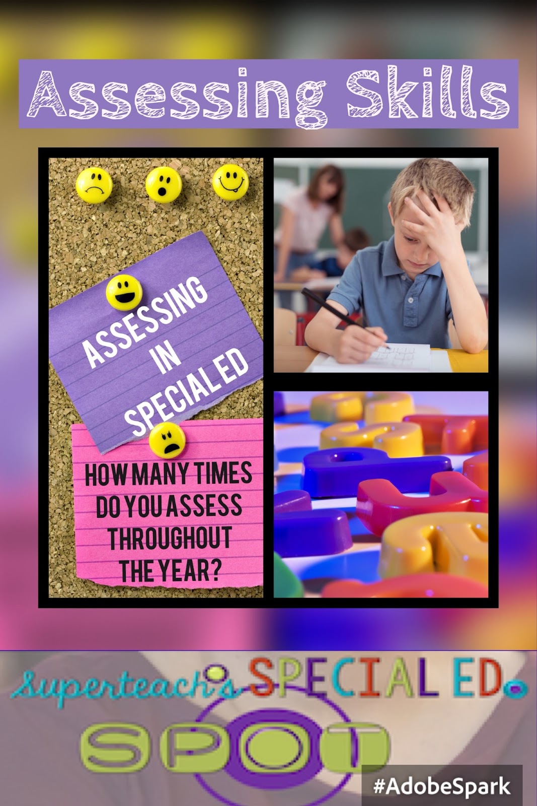 Excellent ideas for assessments in the SPED classroom | Superteach's ...