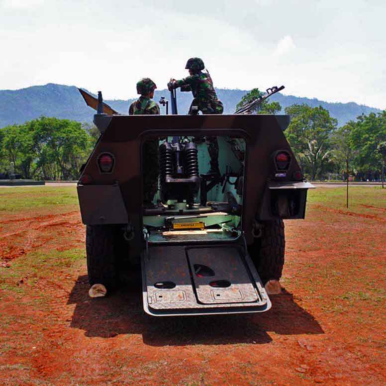 Garuda Militer: ★ [Foto] Anoa Mortar Carrier