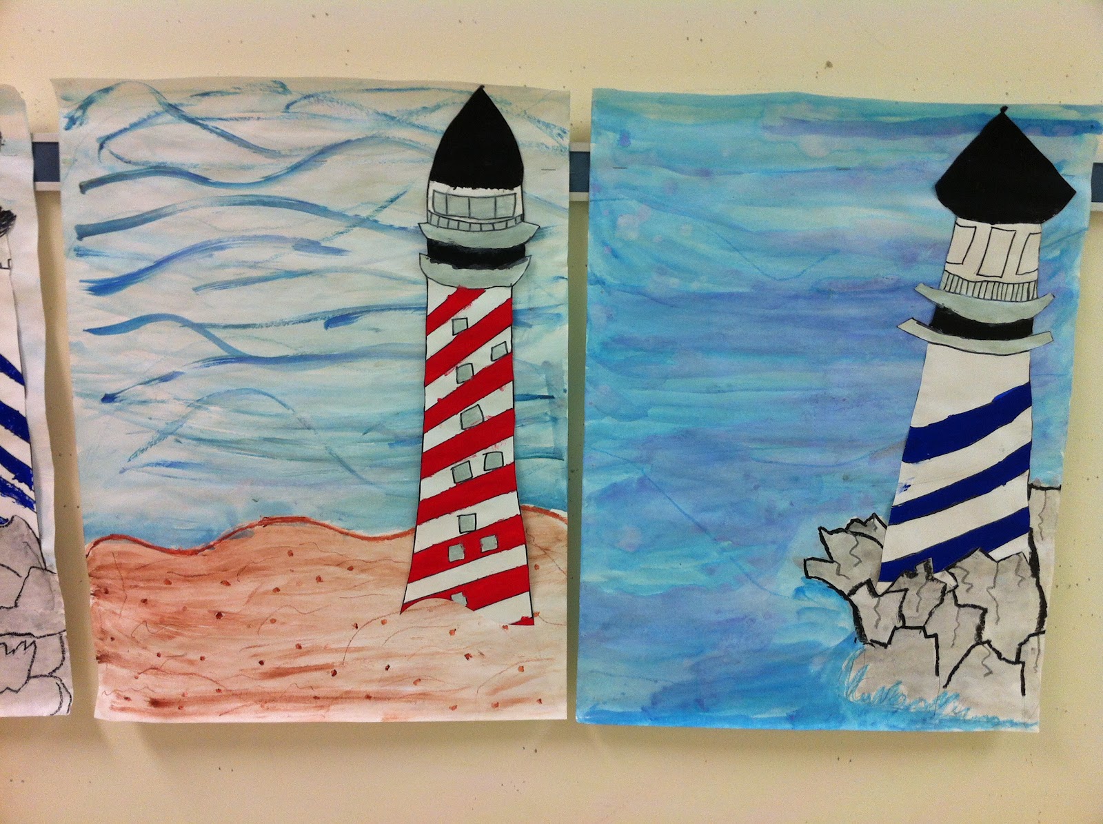 Apex Elementary Art: historical lighthouses