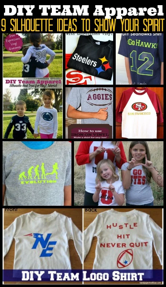 DIY Team Apparel Shirts with HTV - Silhouette School