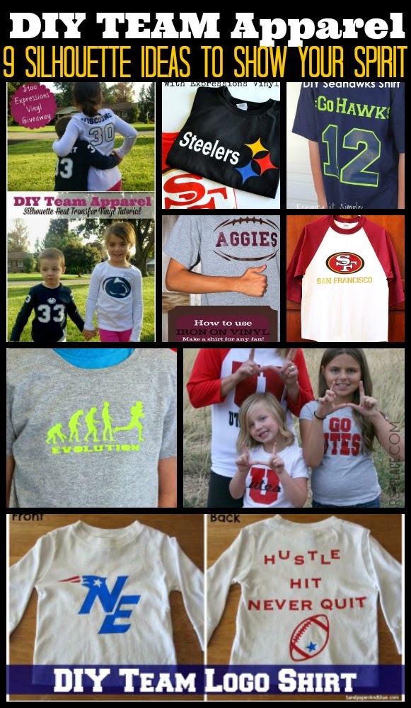 DIY Team Apparel Shirts with HTV - Silhouette School