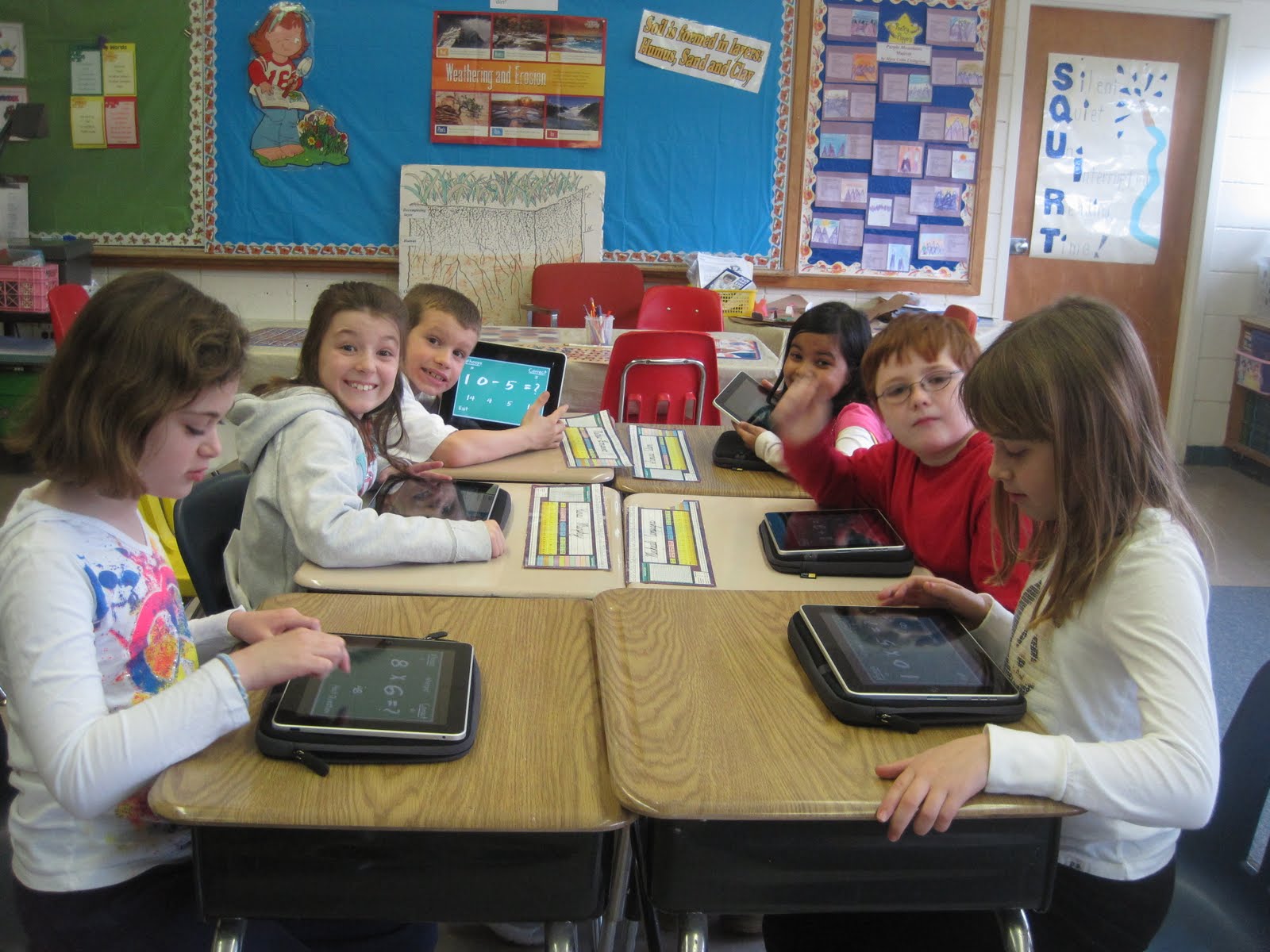 Pine Glen Room 204: ipad day in Room 204