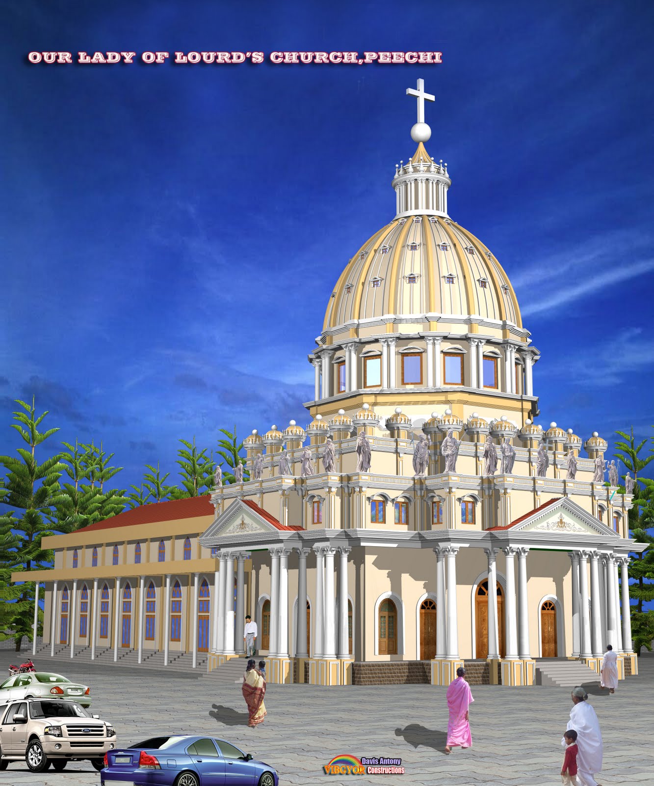 LOURDEMATHA CHURCH PEECHI