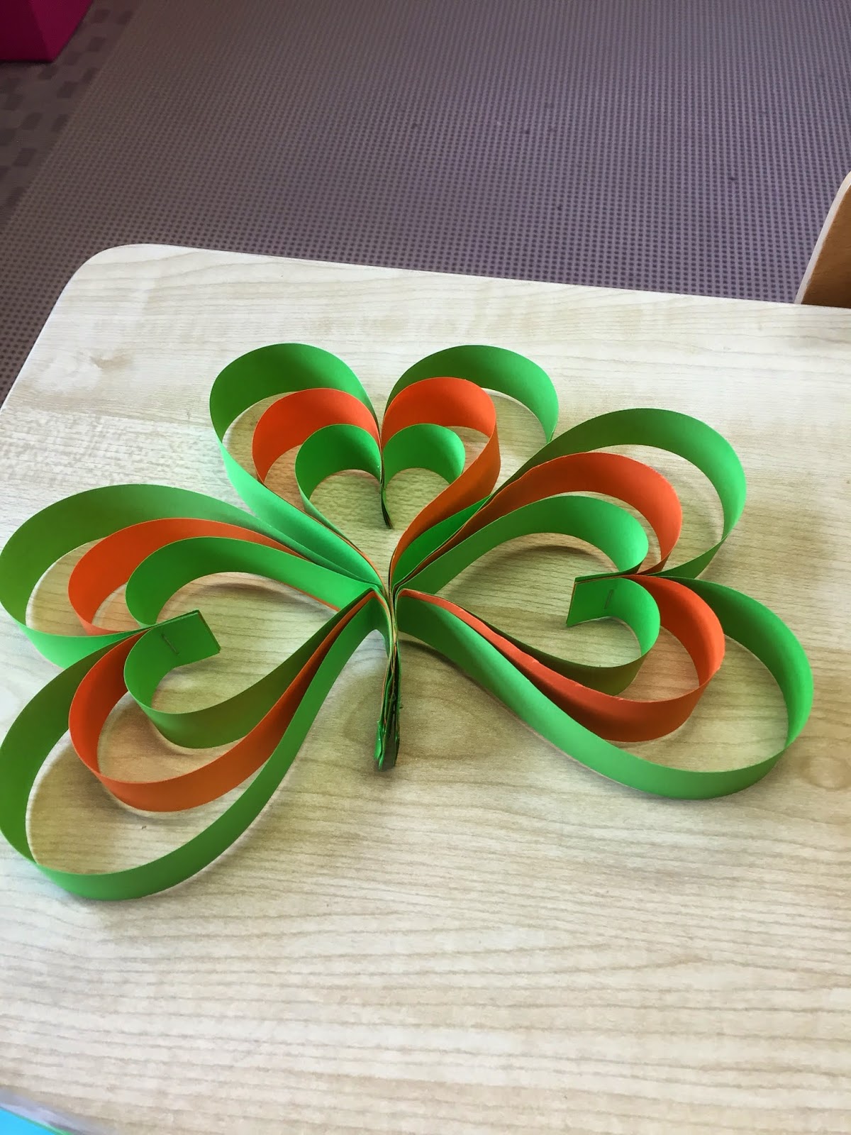 St. Patricks Day- Paper Shamrocks - Irish Primary Teacher