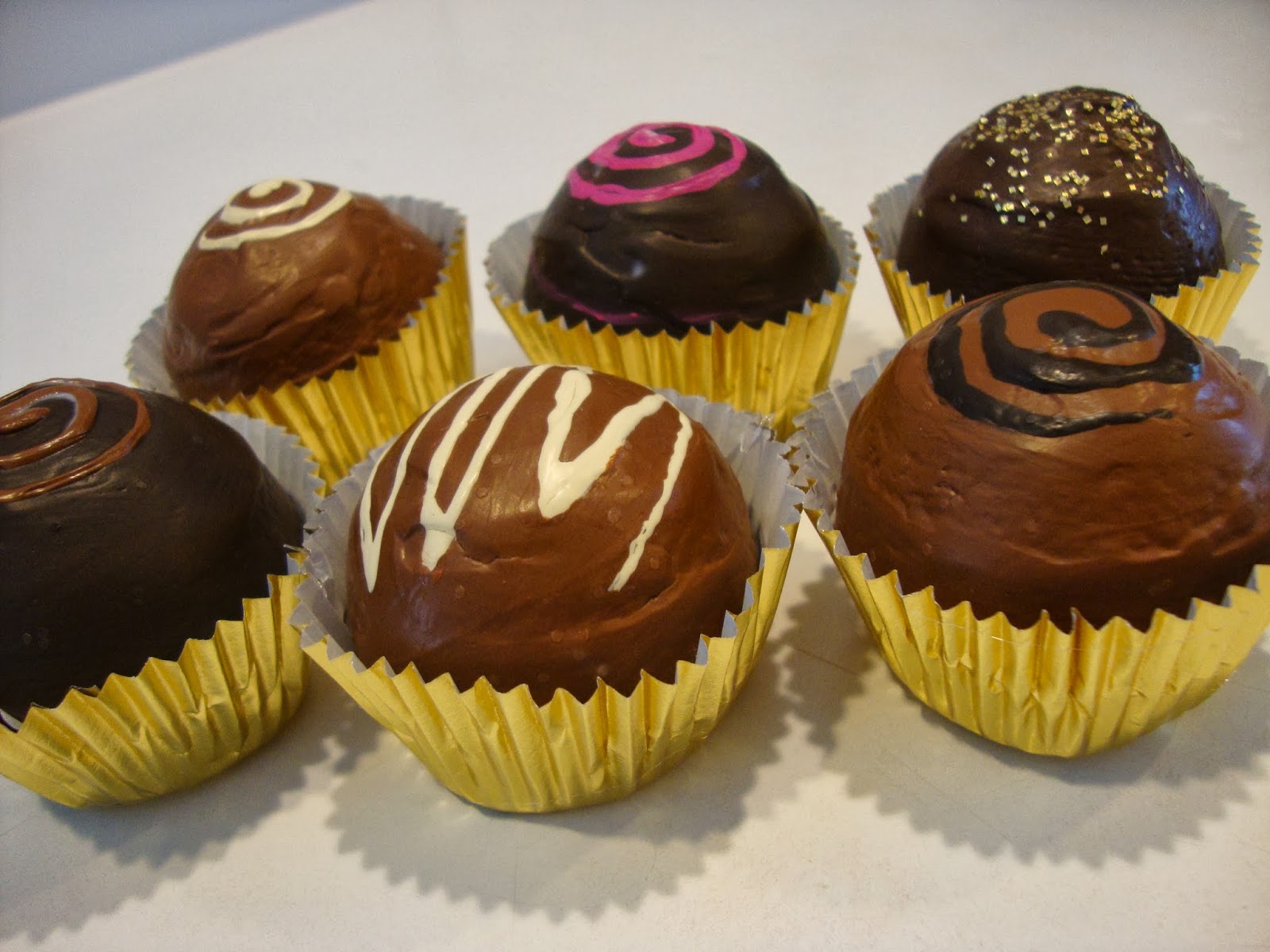 Shabby Tea Party: My Hand-dipped Chocolate Truffles Ornaments Photo ...