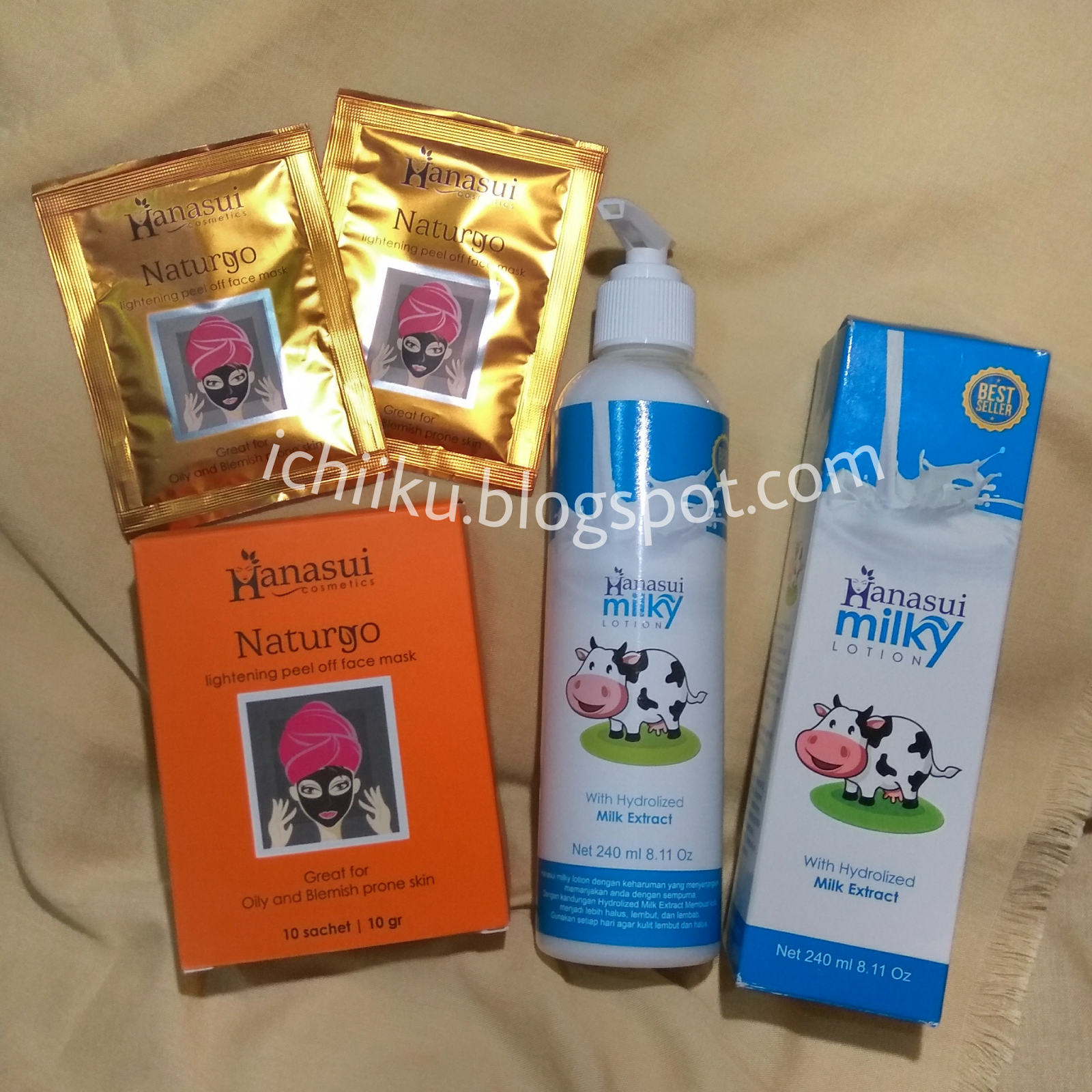 [REVIEW] Masker Naturgo Hanasui dan Milky Hand Body Lotion BPOM ...