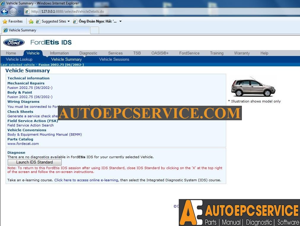 Autoepcservice-car: FORD ETIS Technical Information [11.2015] Full ...