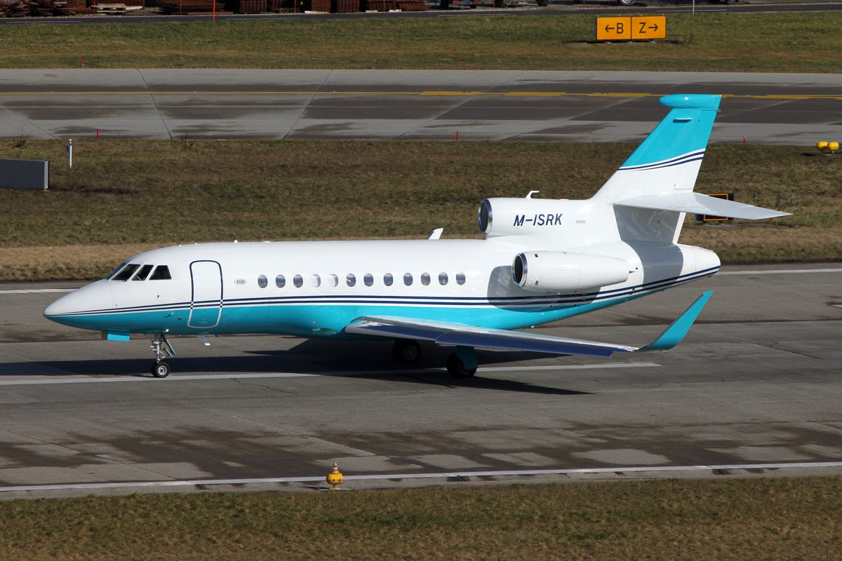 Planes and Trains - Planes 2014: M-ISKR / Dassault Falcon 900LX / ISR Jet