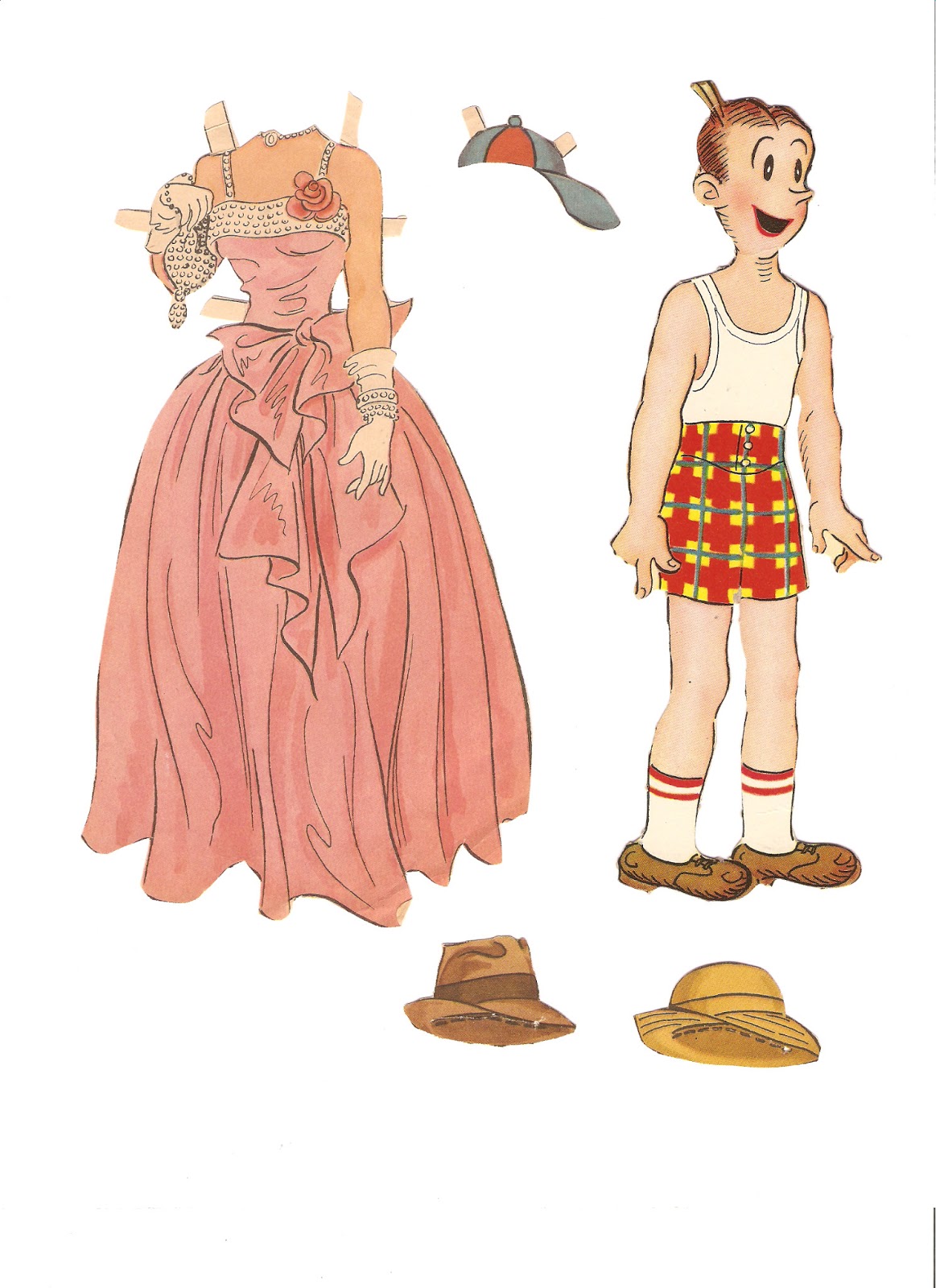 Miss Missy Paper Dolls Blondie 1949