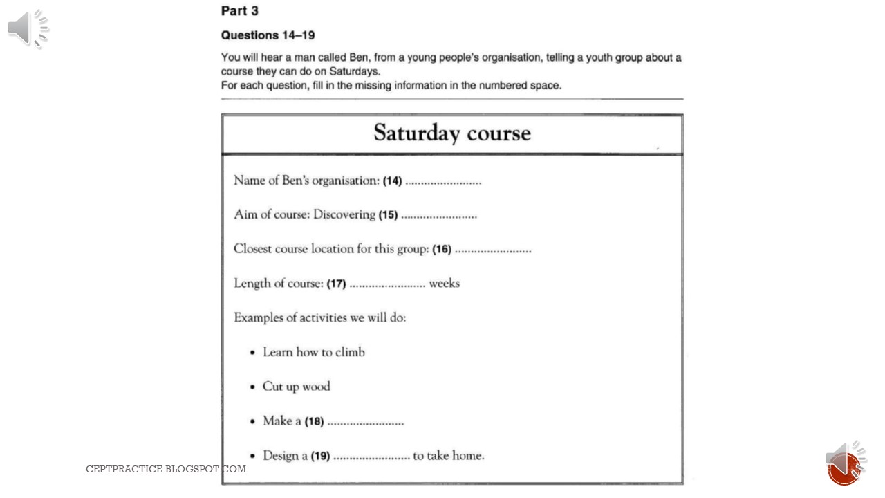 CEPT Practice: CEPT TEST 1