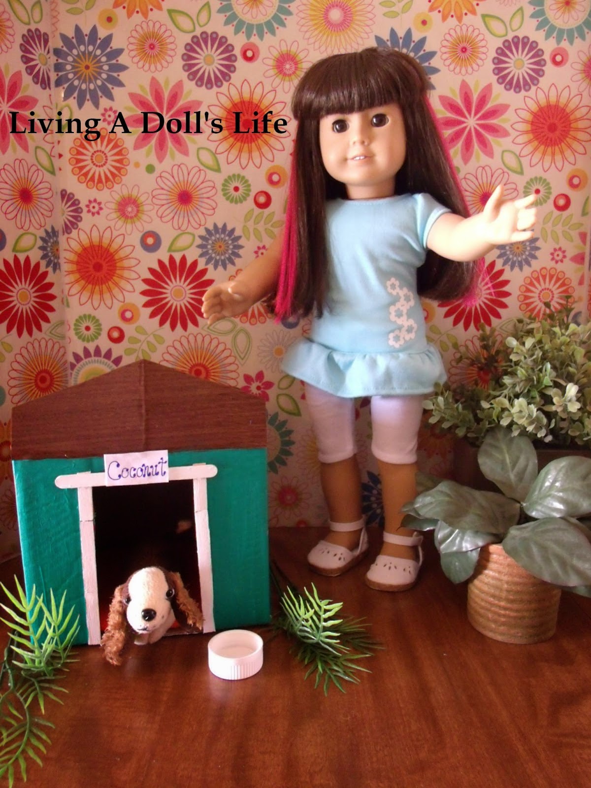 Living A Doll's Life : How To Make - Dog House for AG Pets