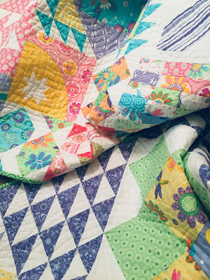 Moda Blockheads 2 Quilt finished