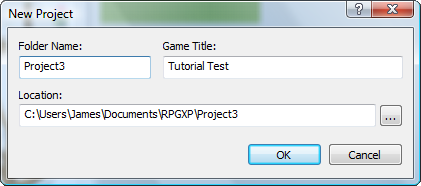 Creating a new RPG Maker XP Project | RPG Maker Guru