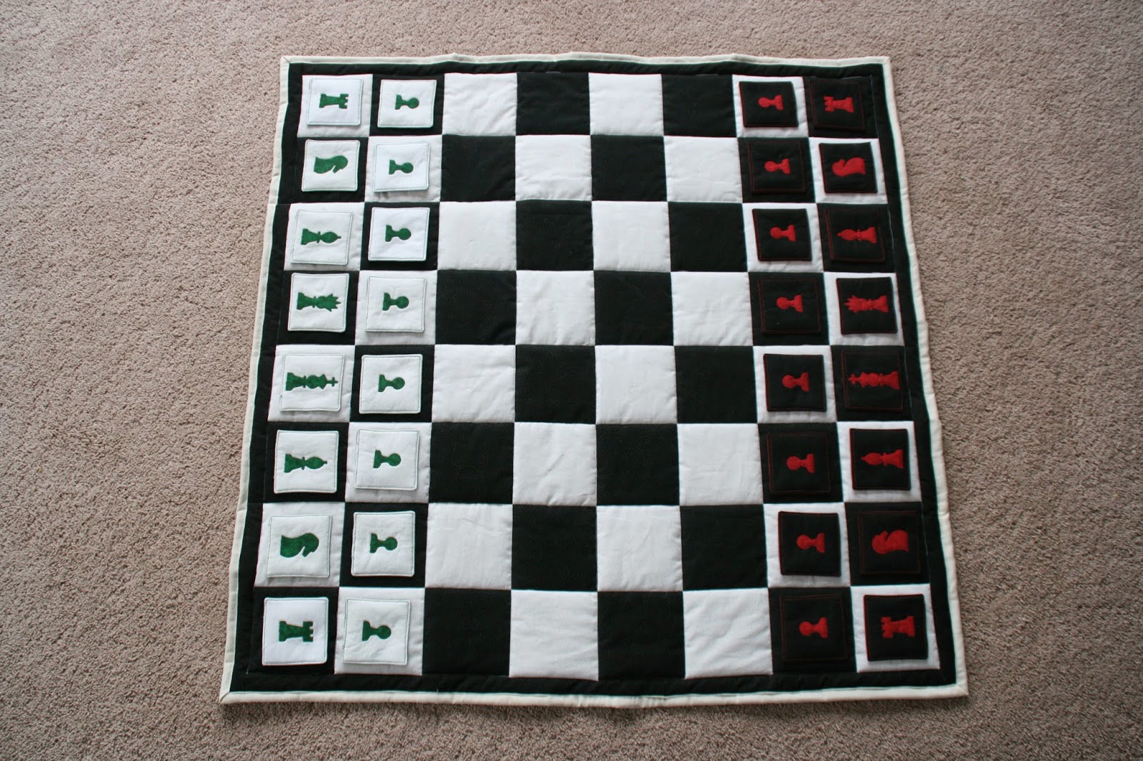 ShannonMac Designs: Games To Go Chess and Checkers Game/Pillow!