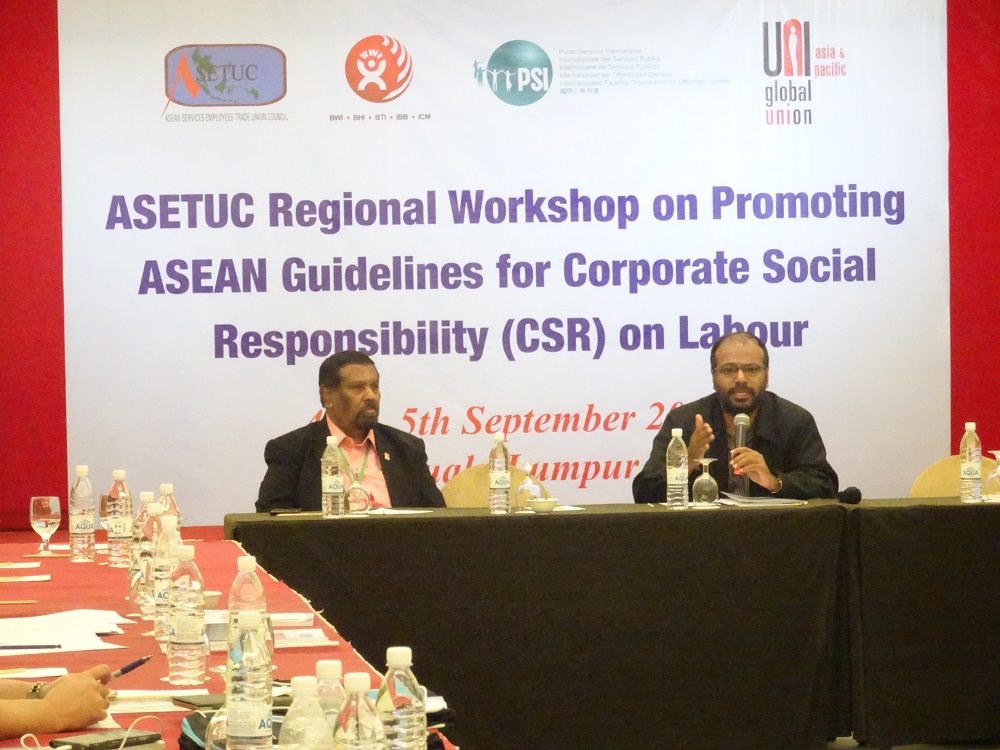 UNI MALAYSIA LABOUR CENTRE: ASETUC Regional Workshop on Promoting ASEAN ... UNI MALAYSIA LABOUR CENTRE: ASETUC Regional Workshop on Promoting ASEAN ...