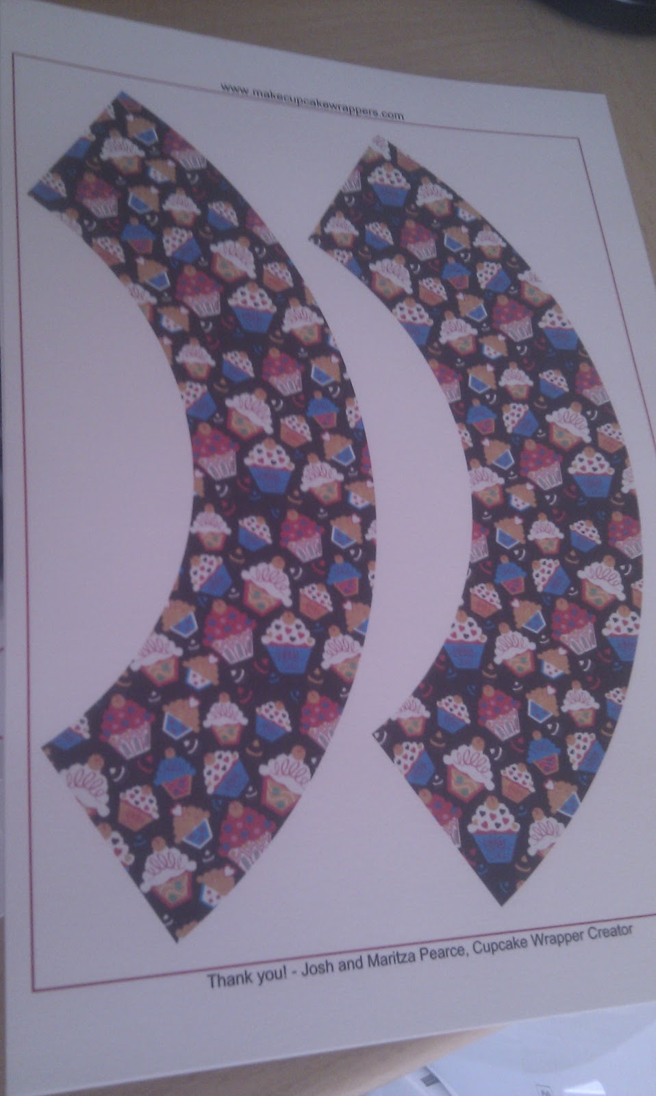 Printable Cupcake Wrappers! | Natalie's Baking & Craft Blog