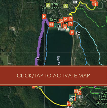 Hiking Devils Lake West Bluff