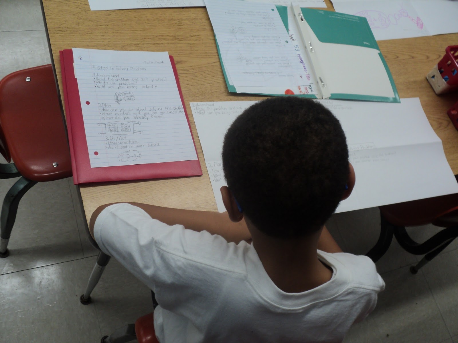 REACH Rocketeers: Math Poster Contest: 4 Steps to Solving Problems