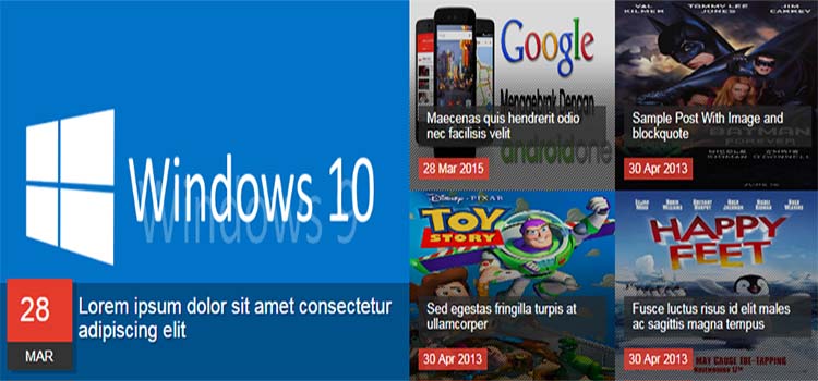 Responsive Blogger Recent Posts Slide By Label And Show On Label Pages
