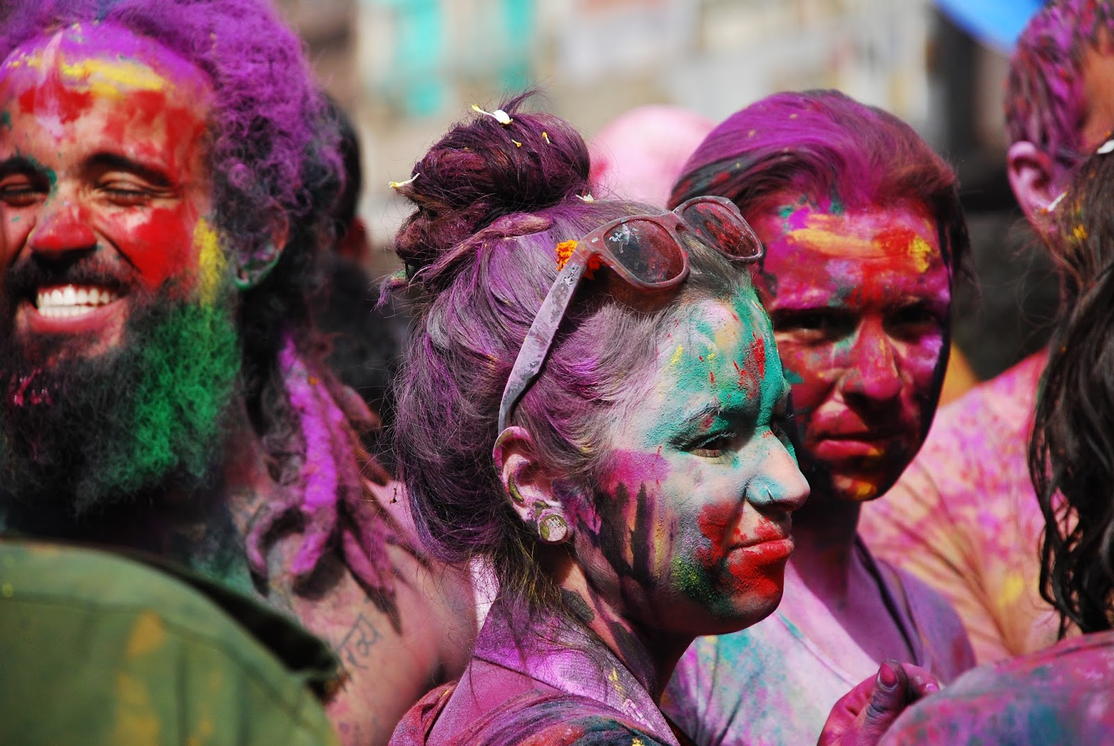 Holi moments at Mathura - India Travel Blog