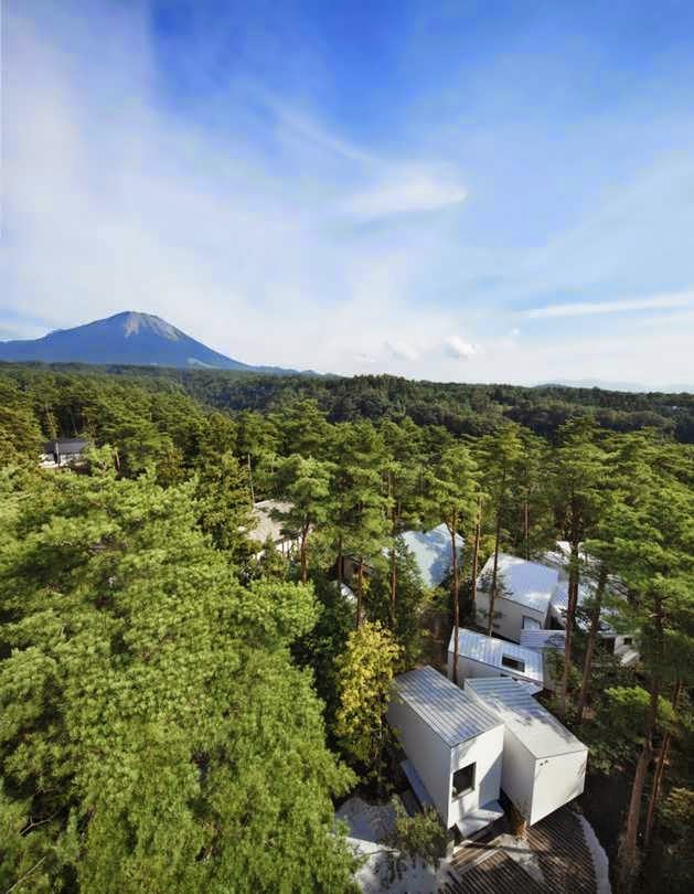 Daisen Unusual Natural House Design Wraps Around Trees ~ THE ...