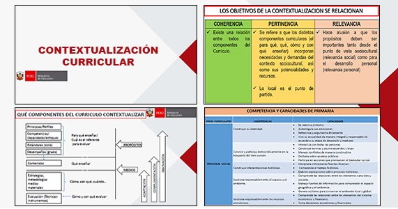 Contextualización Curricular - Ejemplo de la matriz de referencia
