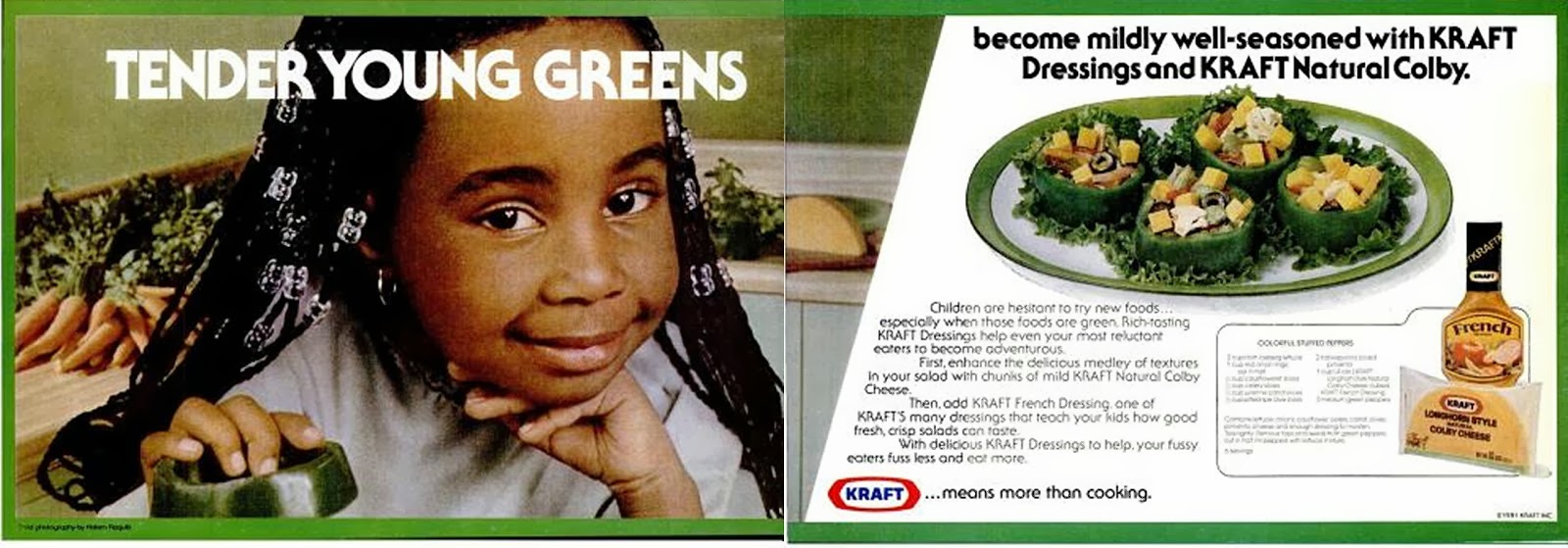 Black Ethnic Advertising / Magazine Covers: Advertising, Food