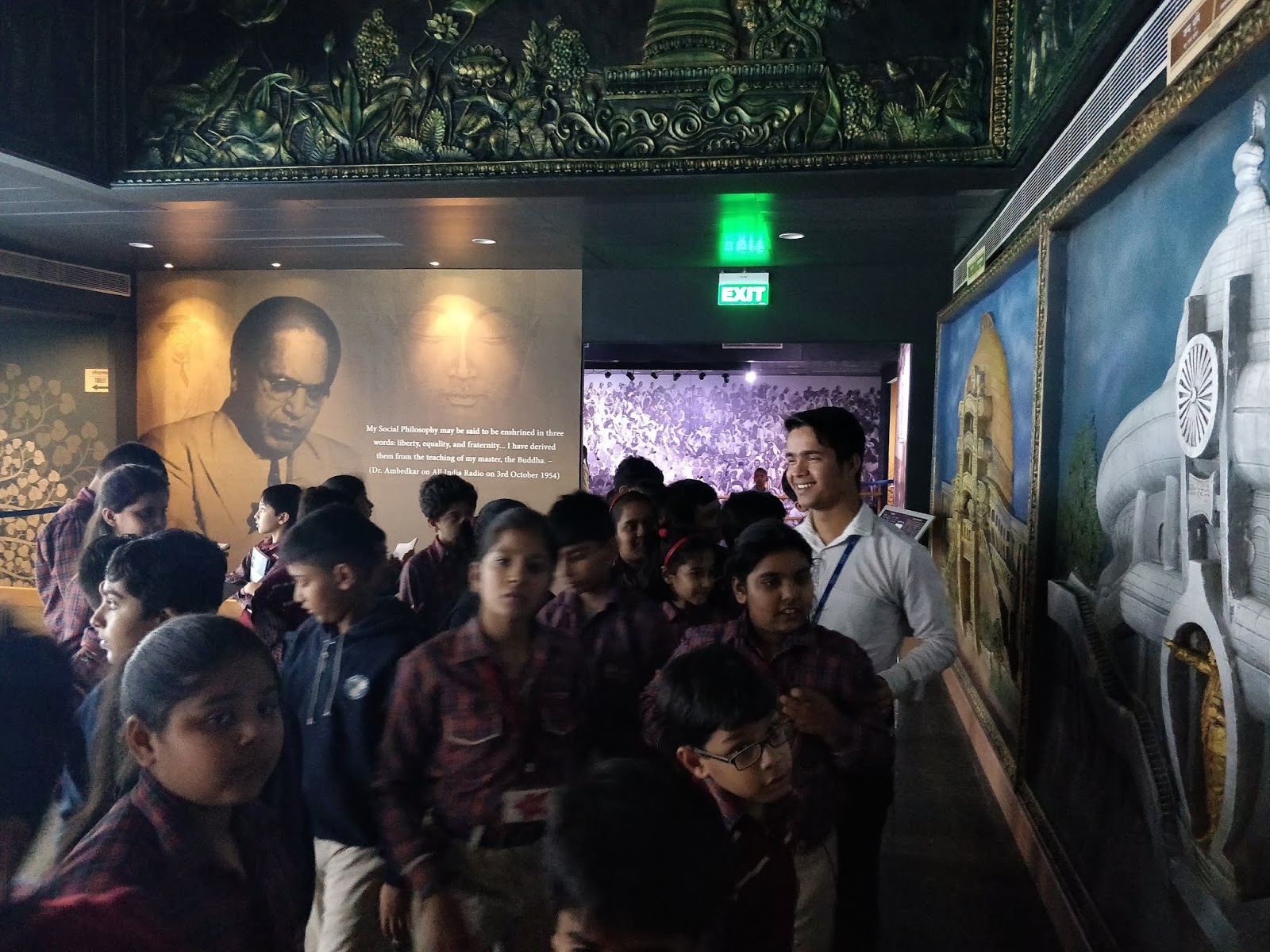 Visit to Dr B.R.Ambedkar memorial museum