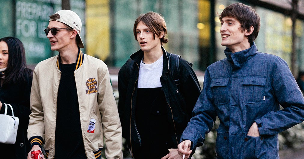Models Quotidian: #838 Finnlay Davis, Rory Cooper & Hugh Laughton-Scott