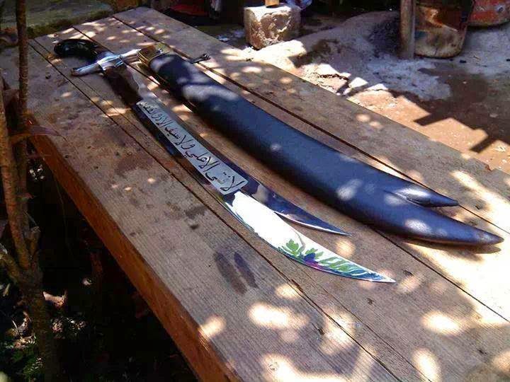 JUAL PEDANG SAMURAI (EMOEL KATANA): REFLIKA PEDANG SAIDINA ALI (DJULFIQAR)