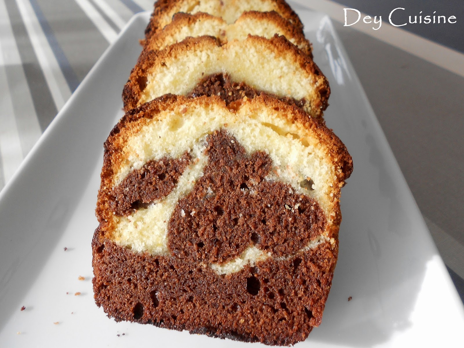 Dey cuisine: Gâteau marbré comme le Savane