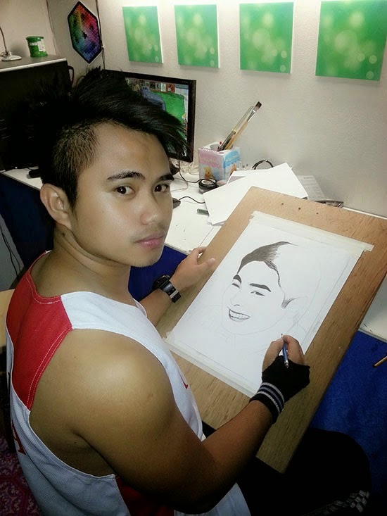 Coco Martin Portrait Drawing