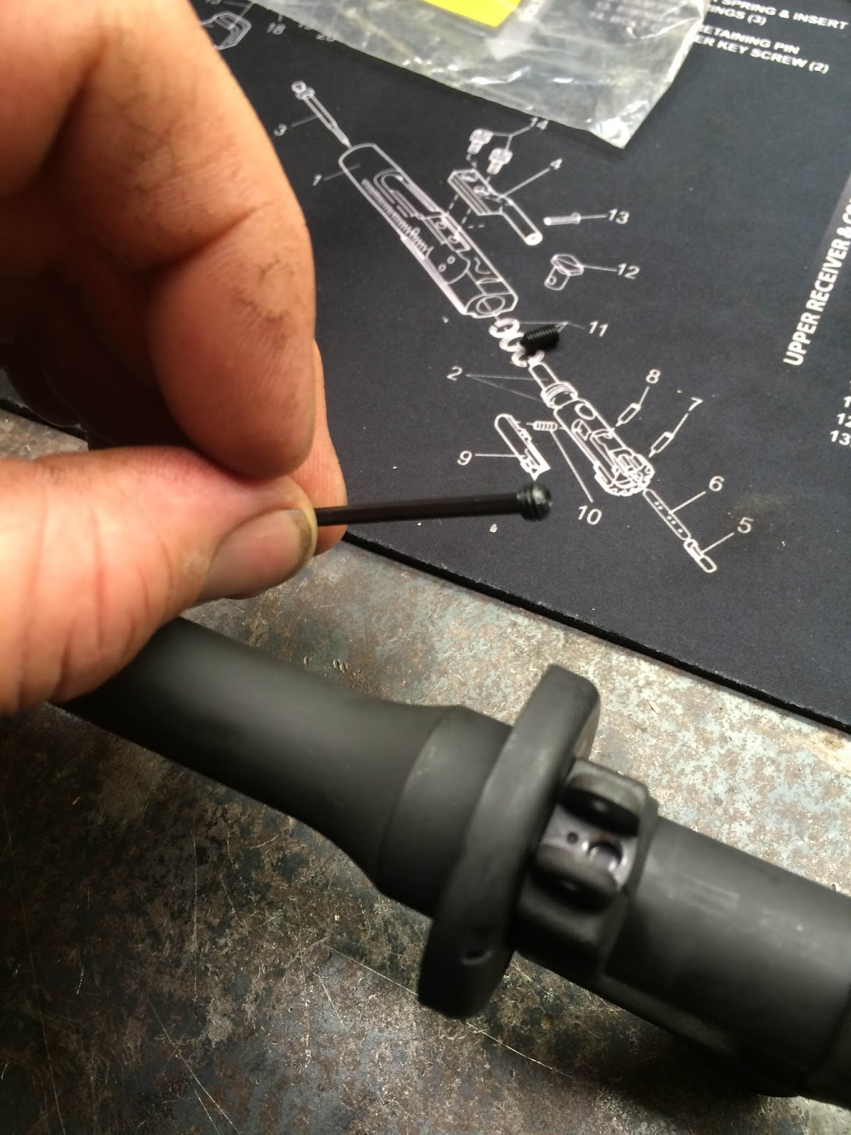 A Catholic Mechanic: DIY A2 Front Sight Base Install